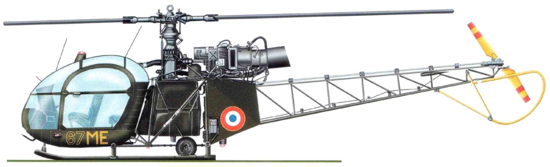 Вертолет Aerospatiale SA.313 "Alouette II" | Энциклопедия военной техники